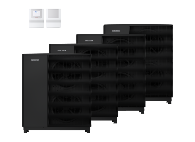 WPL-A 13.2 Plus HK 400 4x Set Luft-Wasser-Wärmepumpen von STIEBEL ELTRON